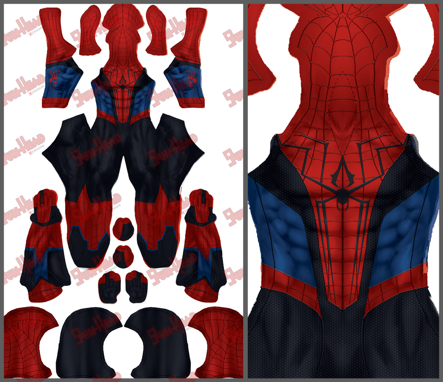 Assassin's Creed SM Pattern - Gun Head Design