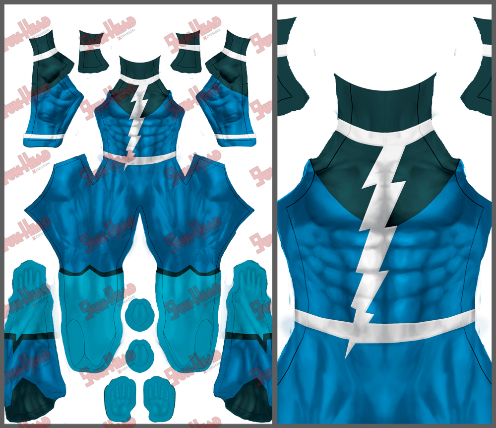 ULTIMATE Advanced Suit SM Pattern – Gun Head Design