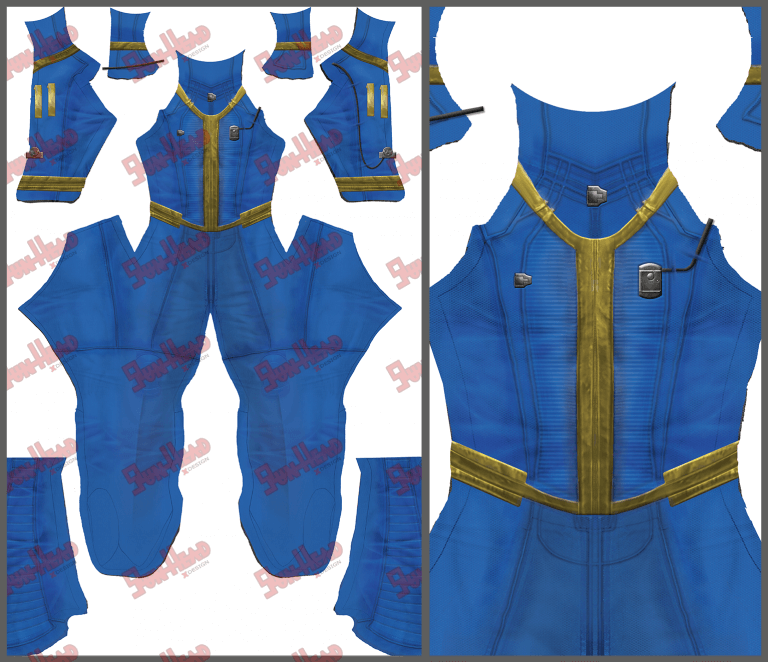 Tali – Mass Effect Pattern – Gun Head Design