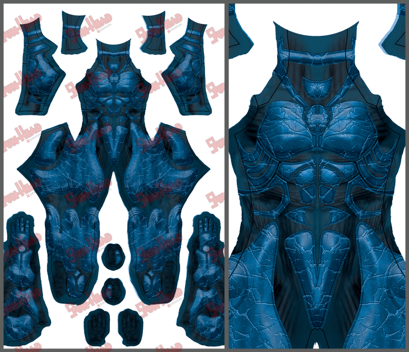 Deku MHA v2 Pattern – Gun Head Design