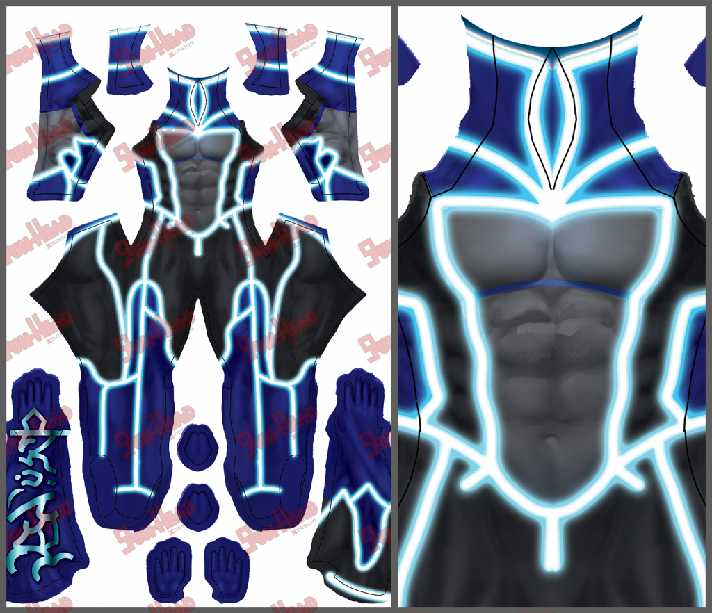 Deku MHA v2 Pattern - Gun Head Design