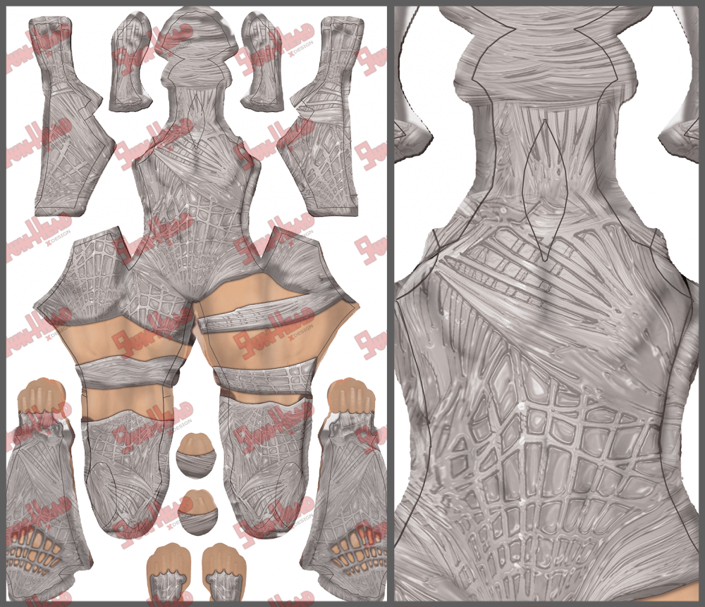 Original CMS Pattern - Gun Head Design