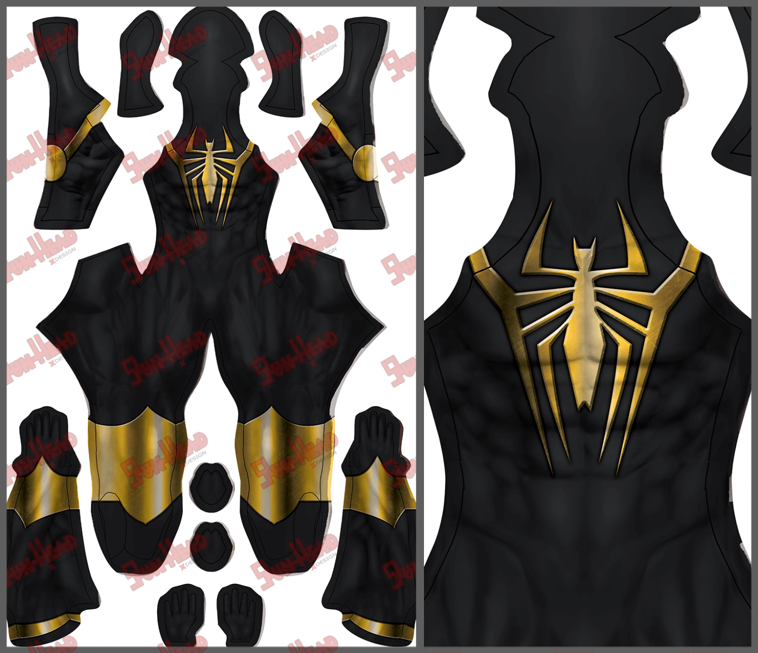 Aaron Davis I-S Pattern - Gun Head Design