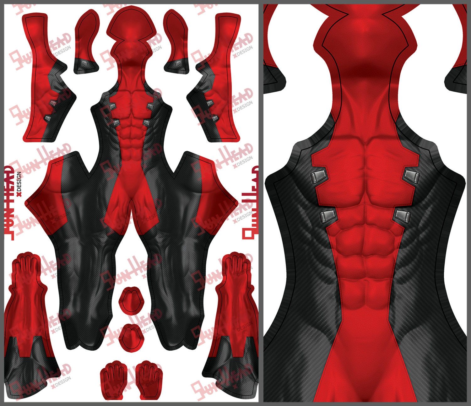 Remastered All New DP Pattern - Gun Head Design